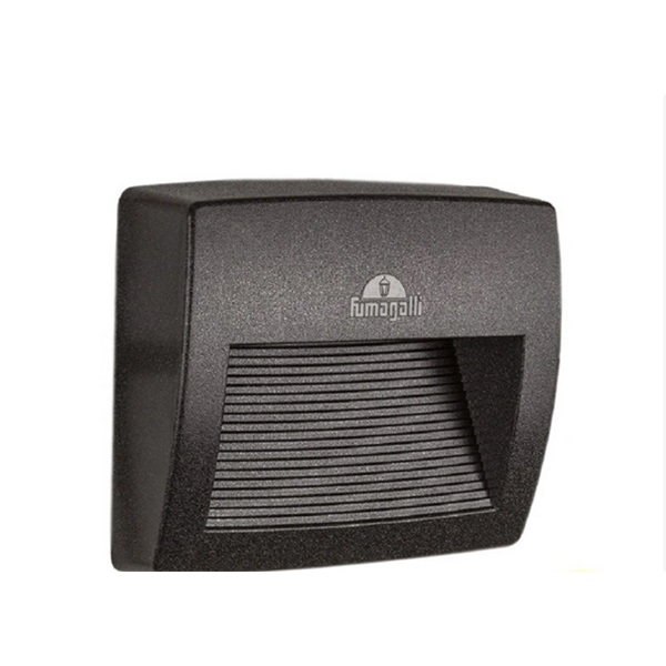 Fumagalli LORENZA 190 LED 8,5W 4K R7S fekete kültéri falilámpa ...