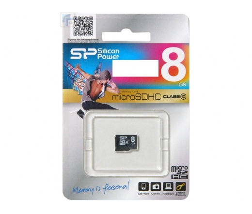 Silicon Power - 8GB MicroSDHC - SP008GBSTH010V10 - firstshop.hu